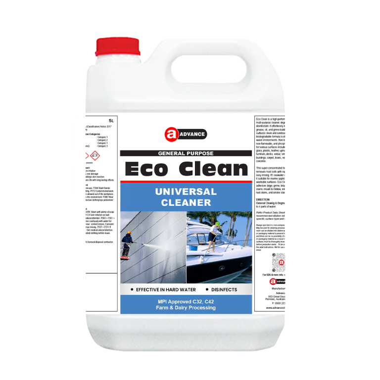 Eco Clean - Universal Cleaner | Effective in Hard Water | Non-toxic